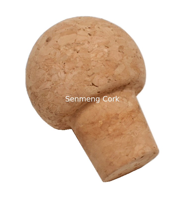Airtightness Dampproof T Top Corks Mushroom Corks LFGB Good Sealing